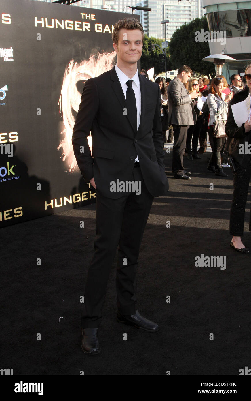 Jack Quaid Los Angeles premiere of 'The Hunger Games' held at Nokia ...
