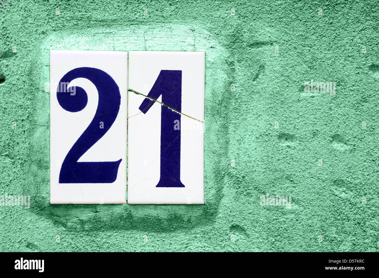 house number 21 Stock Photo - Alamy