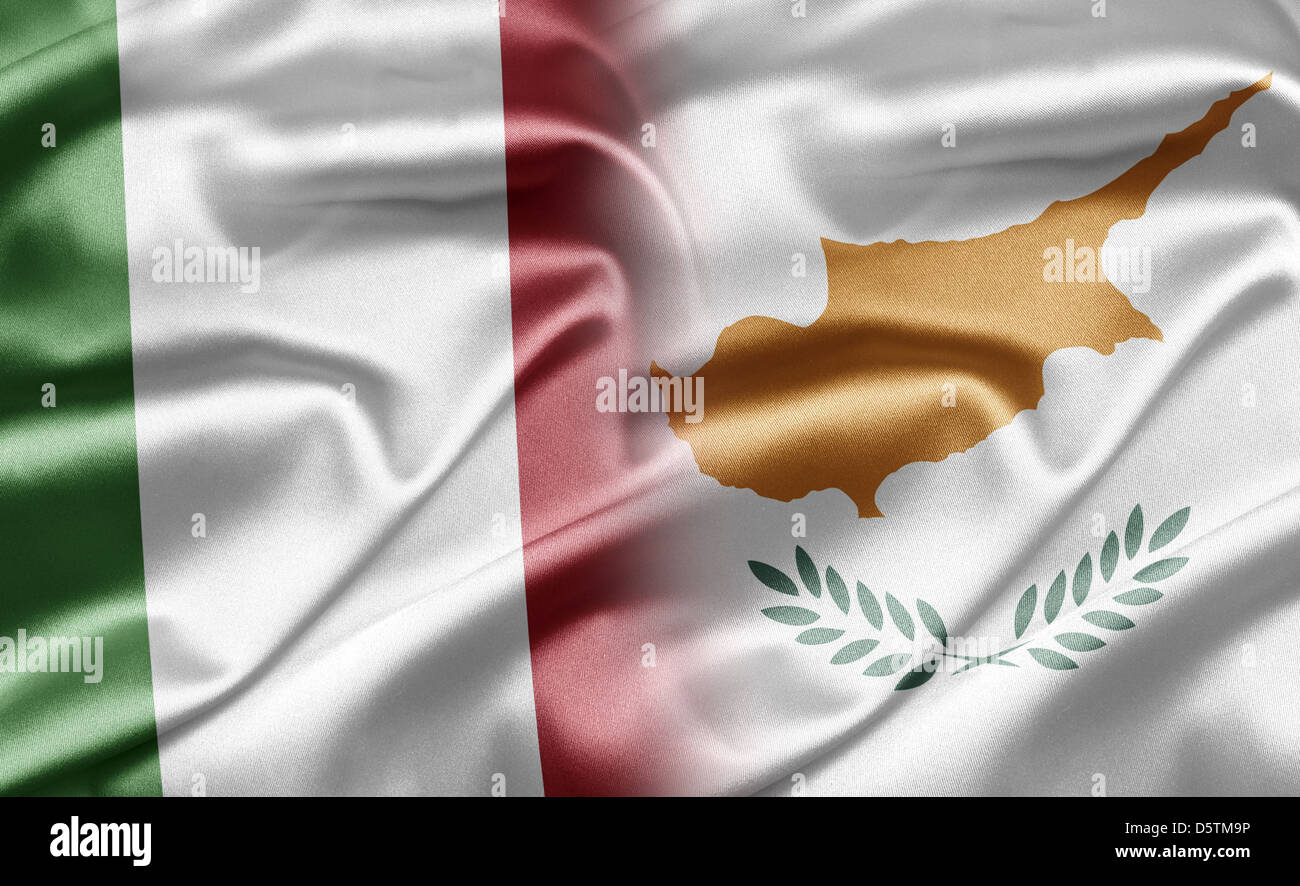 Cyprus italy flag hi-res stock photography and images - Alamy