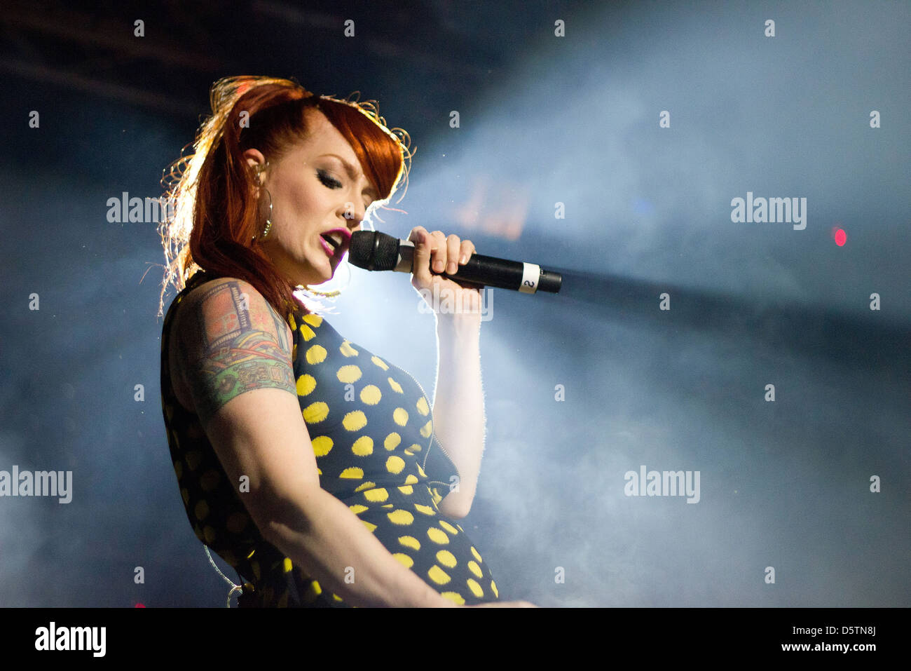 Ana Matronic Scissor Sisters performing live Kiev, Ukraine - 16.02.12 ...