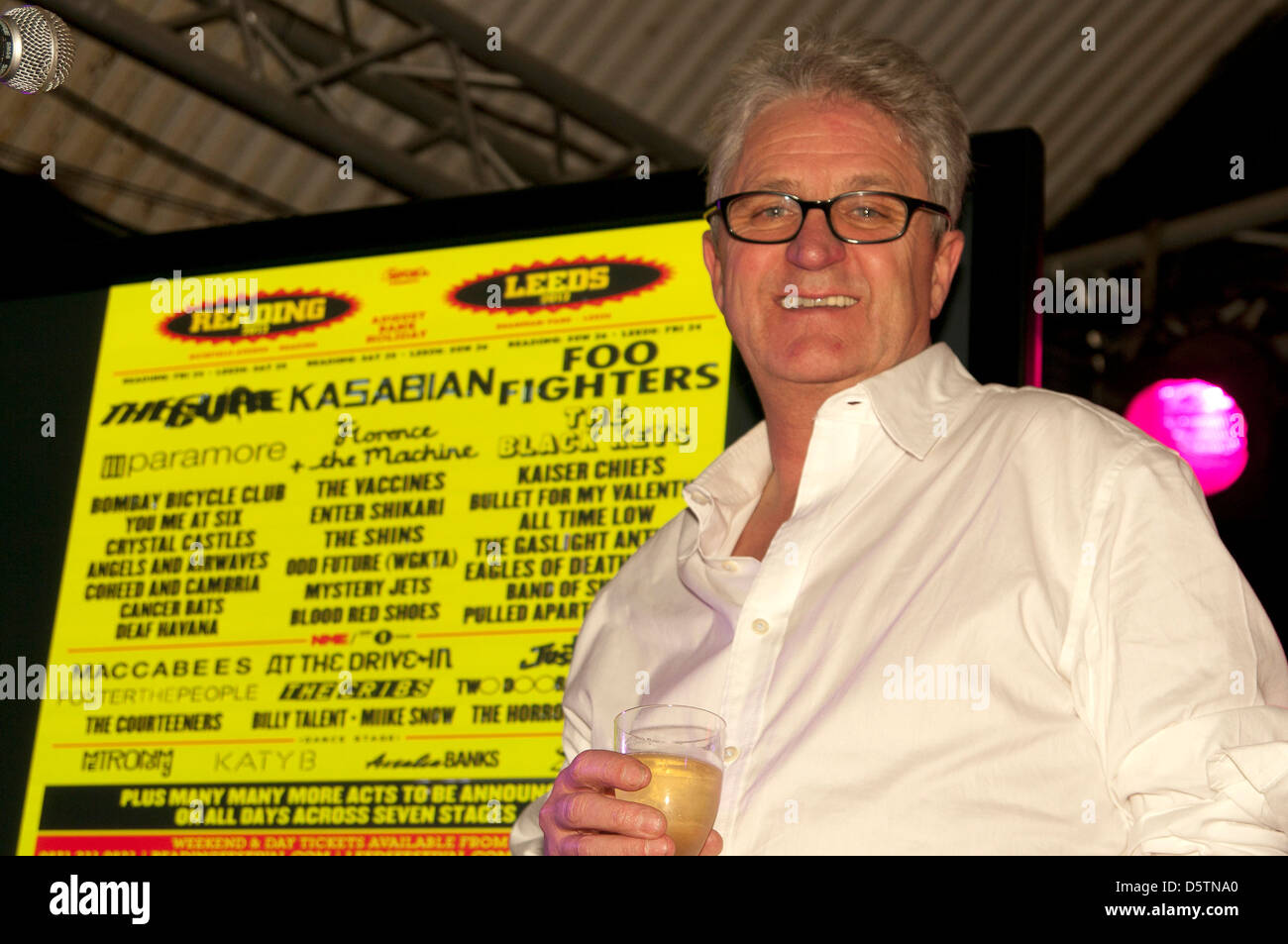 Melvin Benn from Festival Republic anounces the Leeds Reading Festival ...