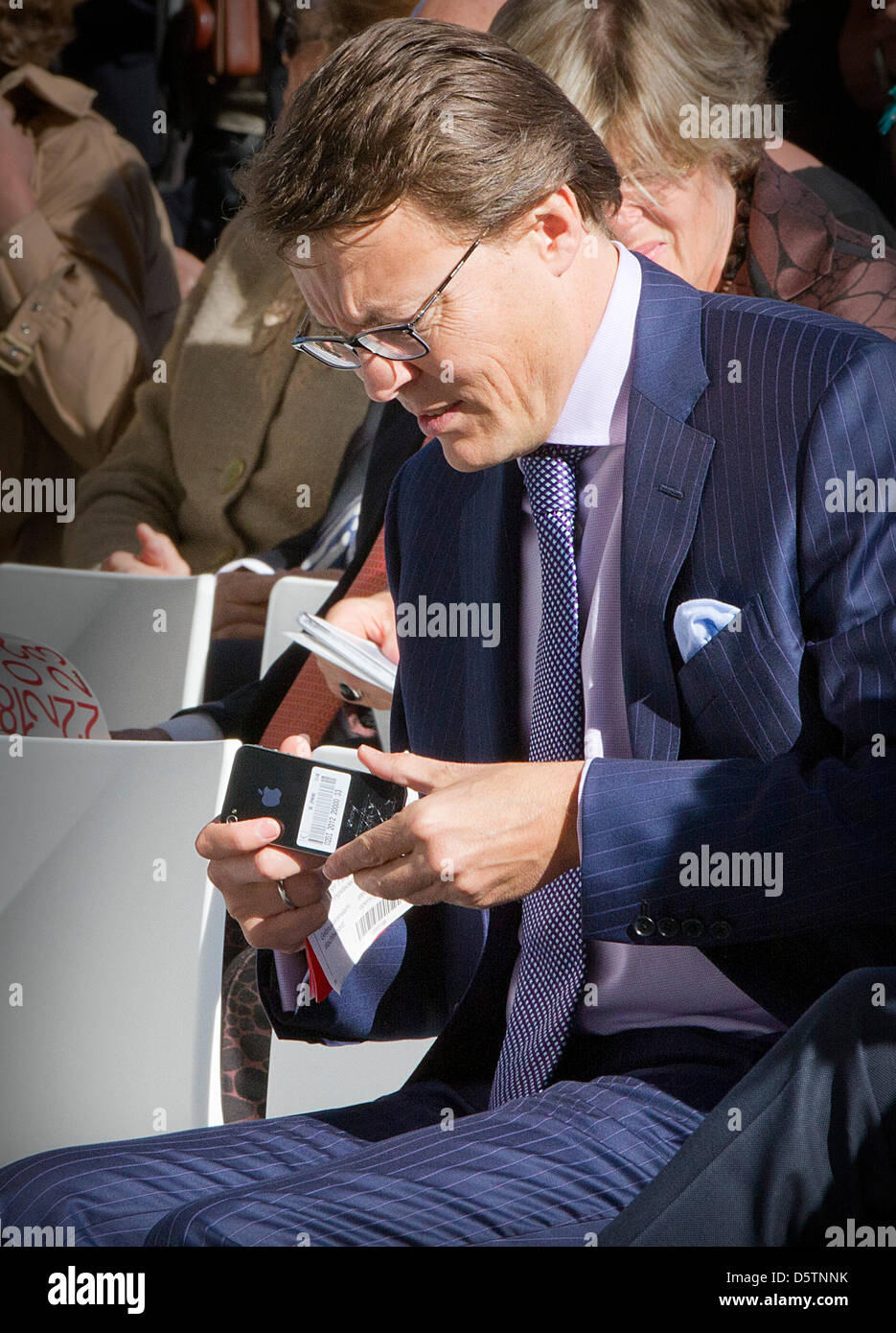 Dutch Prince Constantijn attending the re-opening of the Stedelijk ...
