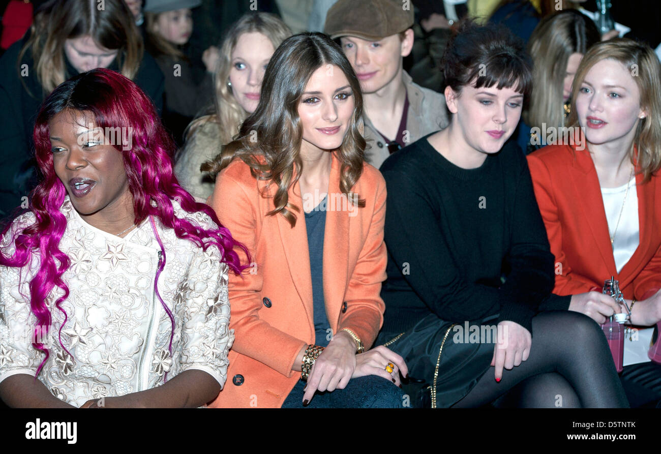 Olivia Palermo London Fashion Week Autumn/Winter 2012 - Mulberry ...