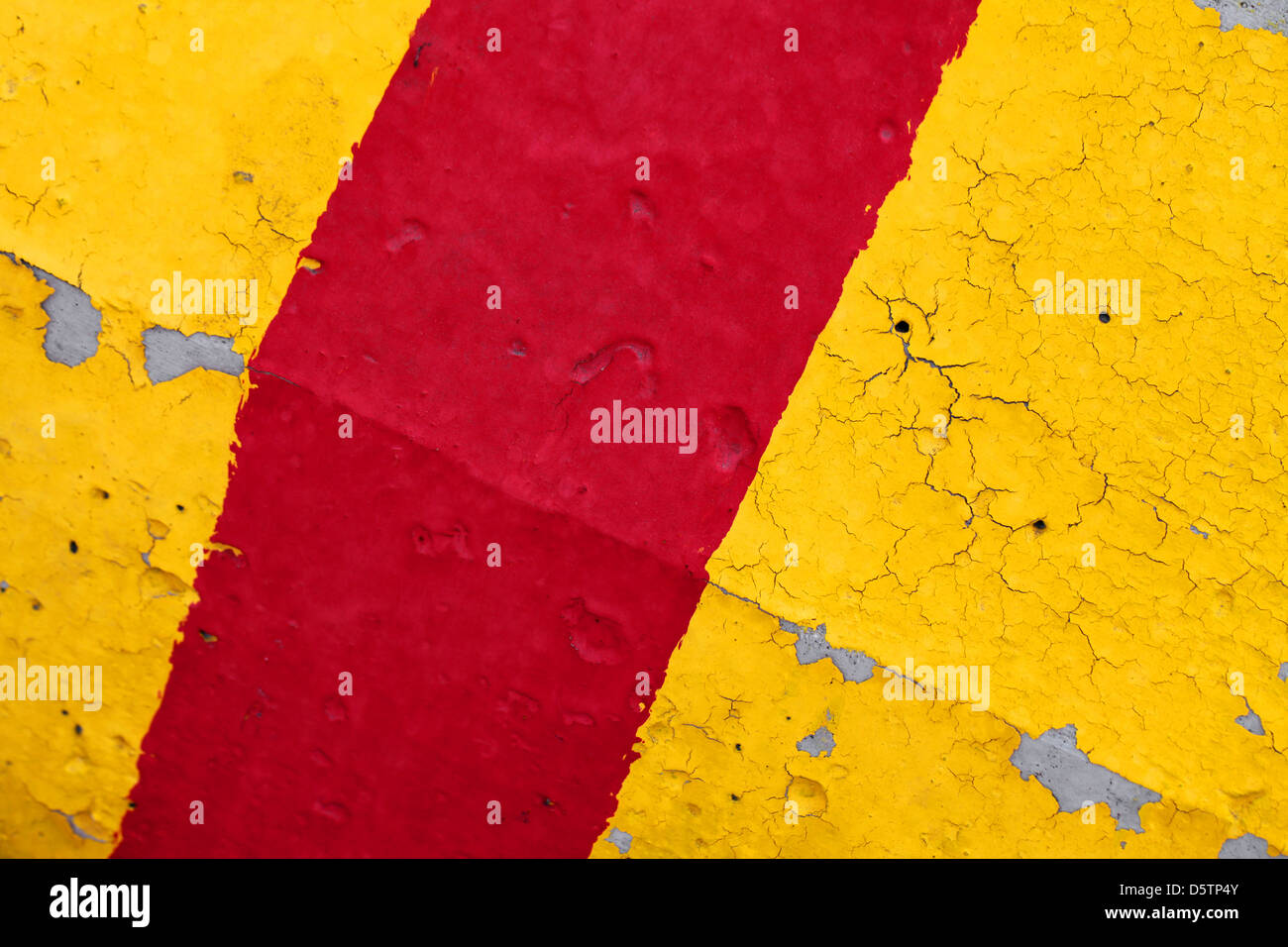 Red and yellow striped road barrier close up texture Stock Photo - Alamy