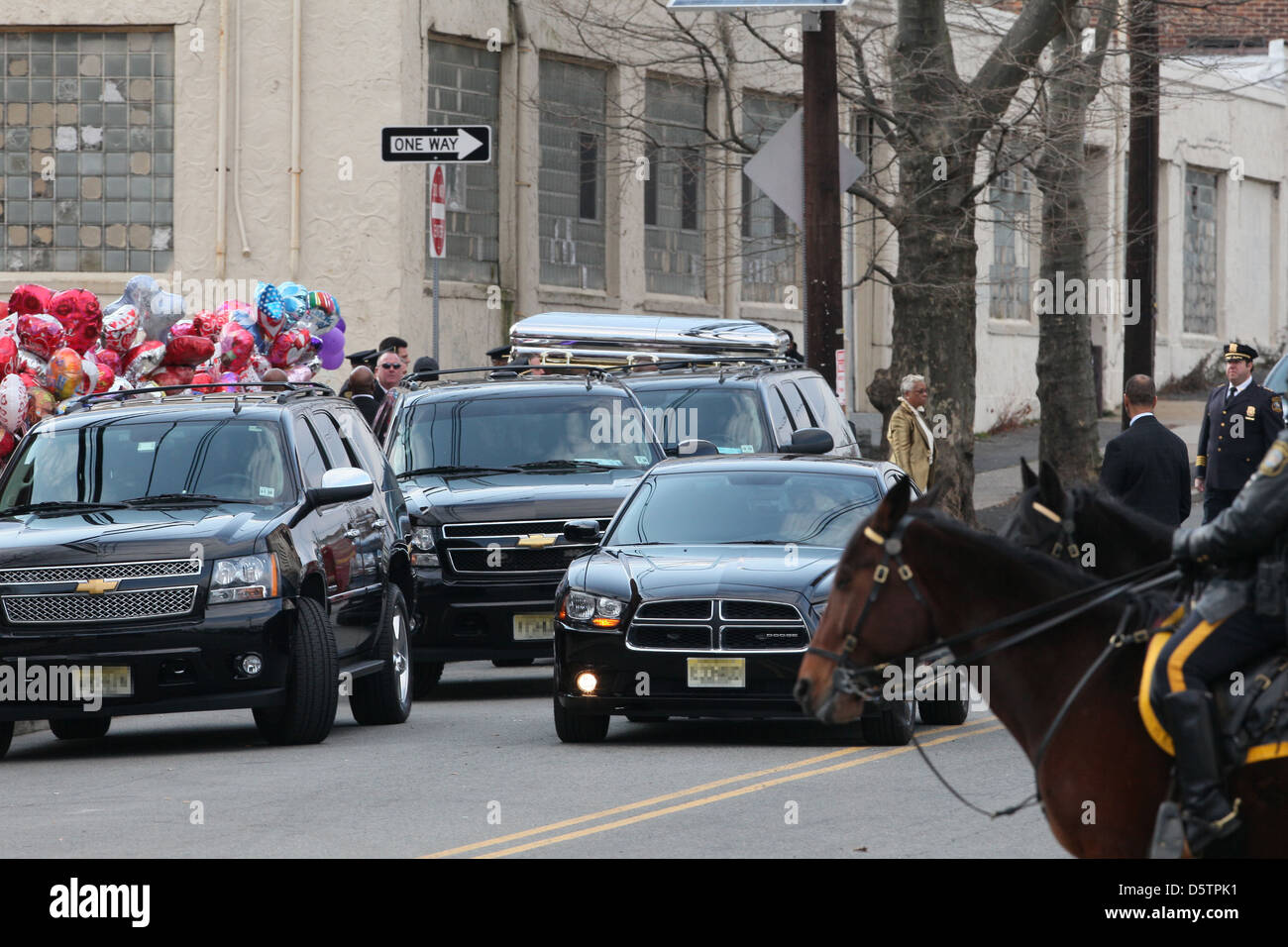 Whitney houstons casket hi-res stock photography and images - Alamy