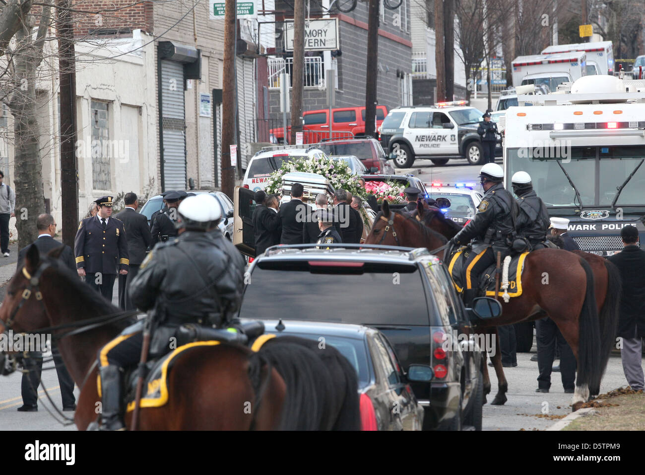 Whitney houstons casket hi-res stock photography and images - Alamy
