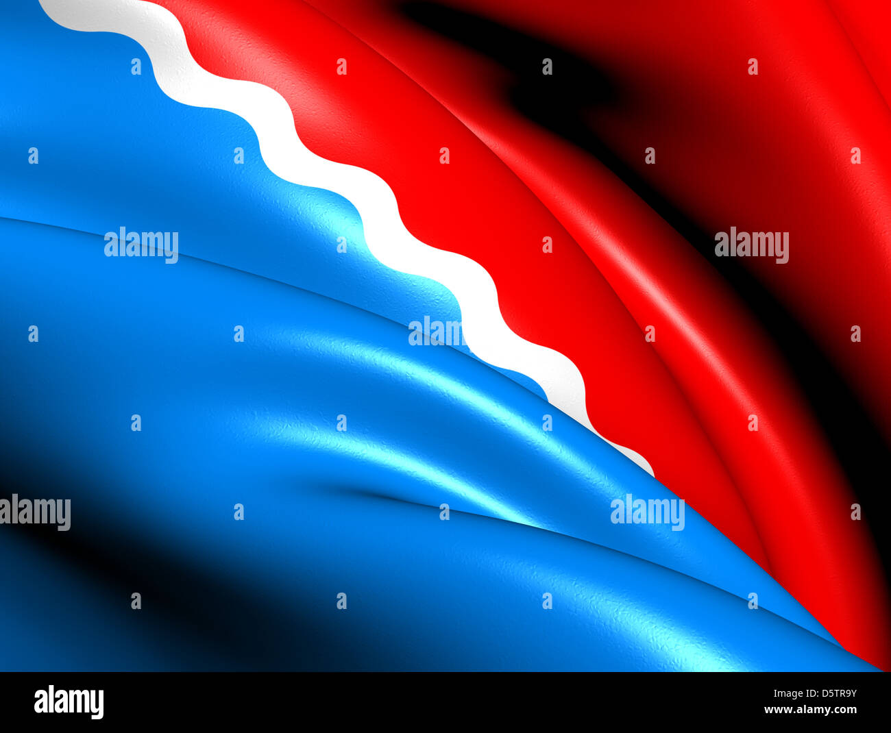 Flag of Amur Oblast Stock Photo - Alamy