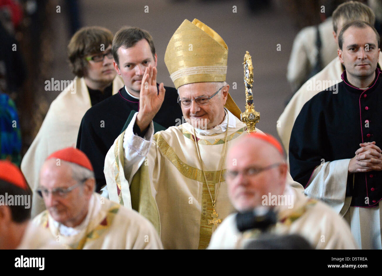 Chairman of the German Bishops' Conference, Archbishop Robert Zollitsch ...