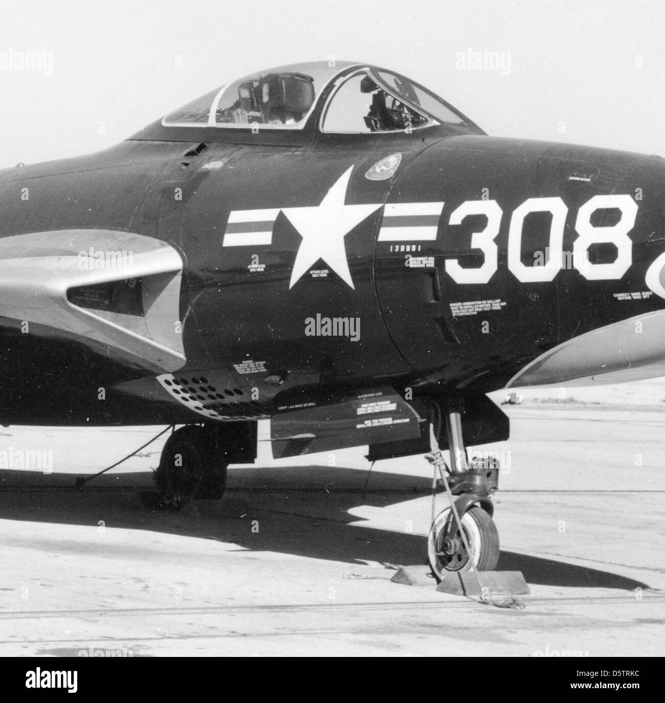 Grumman F9f Cougar Black and White Stock Photos & Images - Alamy
