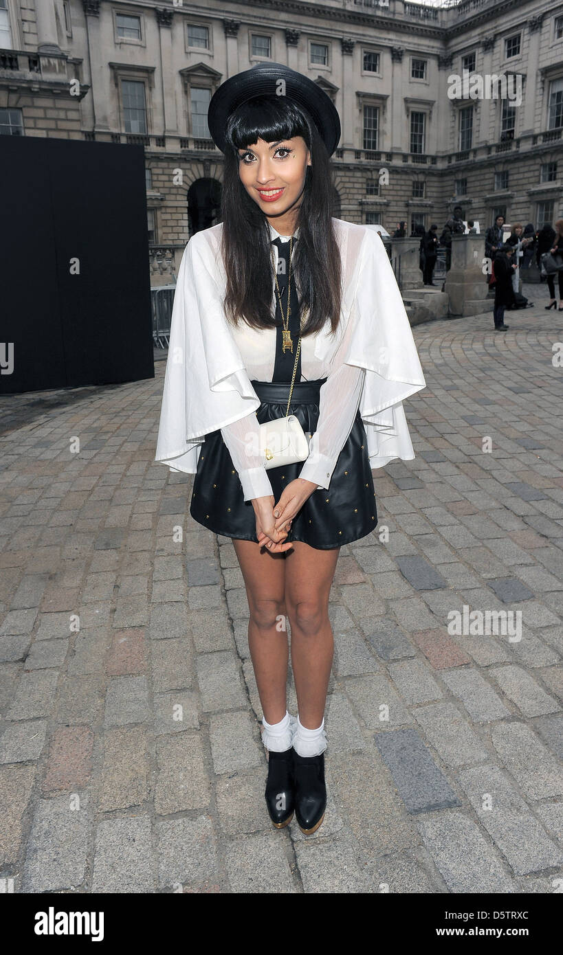 Jamelia Jamil London Fashion Week Autumn/Winter 2012 - Felder Felder ...