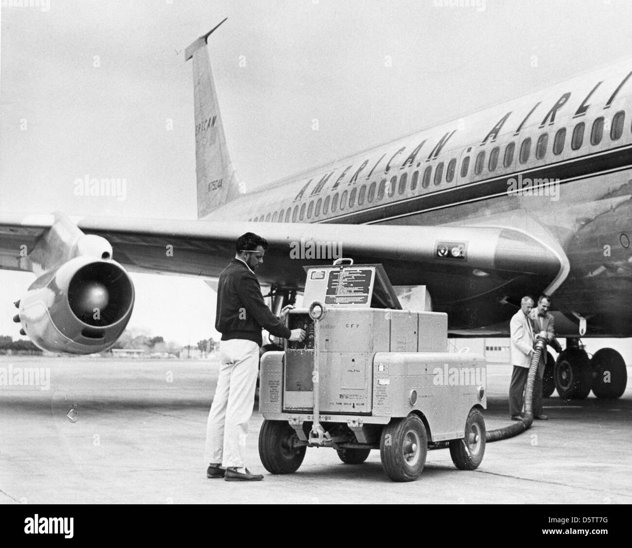 The American Airlines Boeing 707 Stratoliner is a commercial jetliner ...