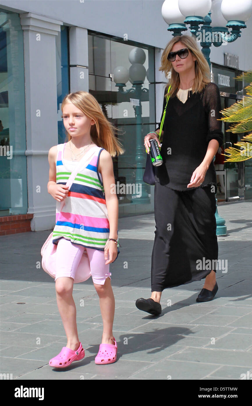 Heidi klum leni samuel seen hi-res stock photography and images - Alamy