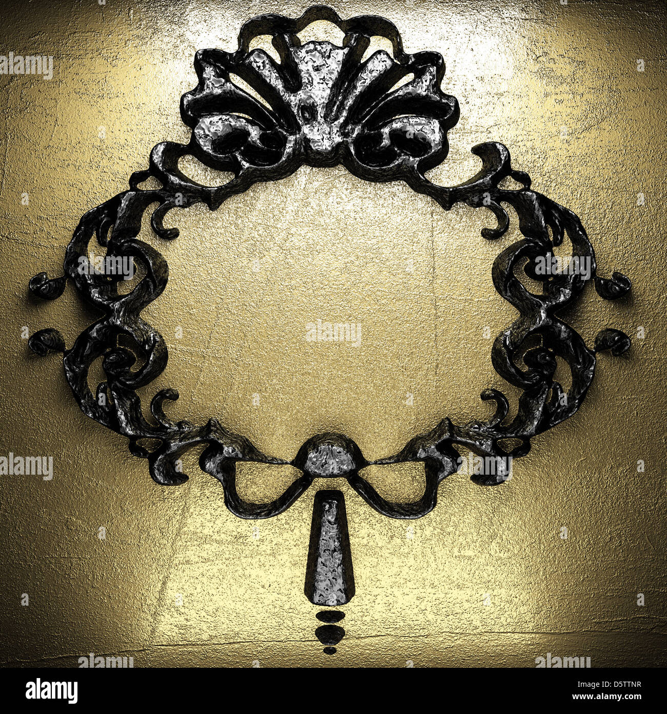 vintage iron frame Stock Photo - Alamy