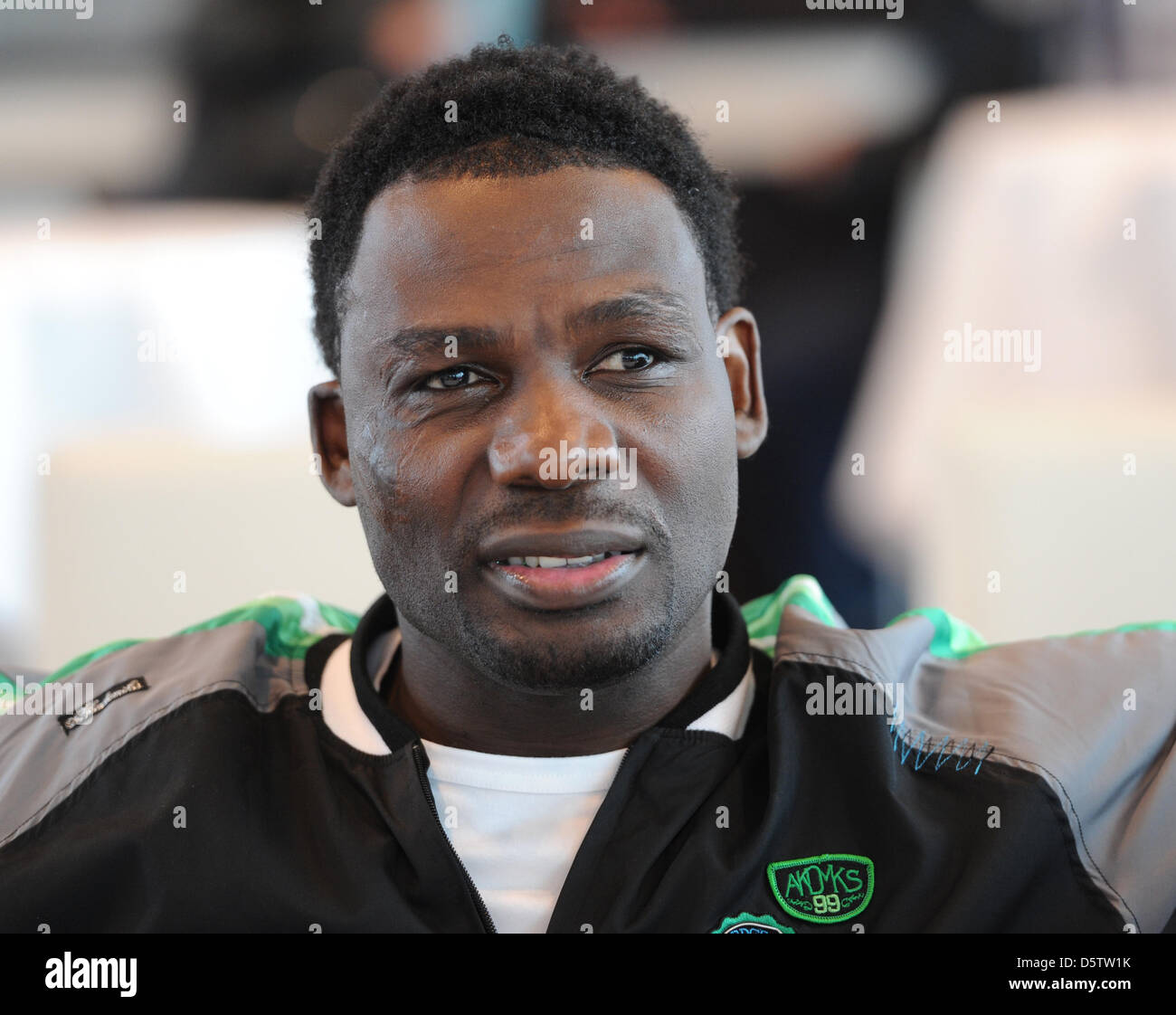 US heavy weight boxer Hasim Rahman gives a press conference in Hamburg ...