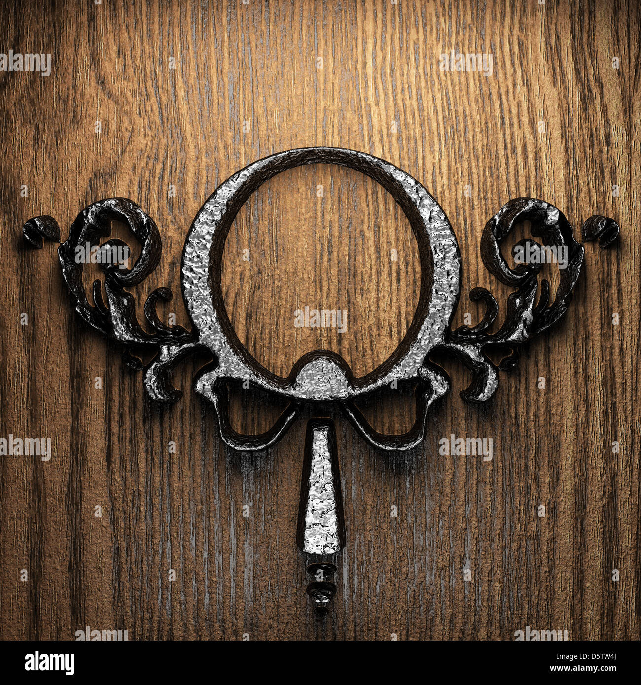 vintage iron frame Stock Photo - Alamy