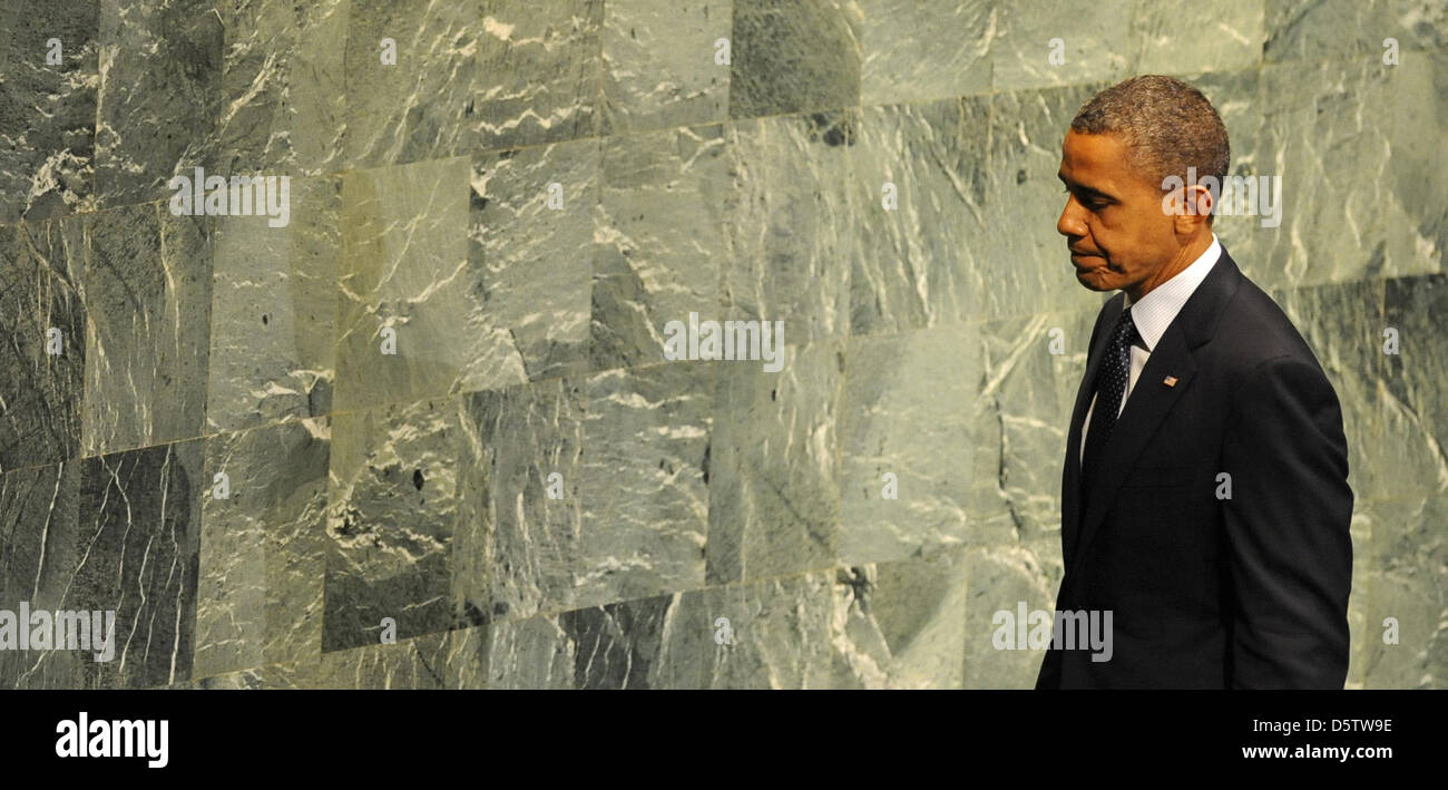 United States President Barack Obama addresses the United Nations ...
