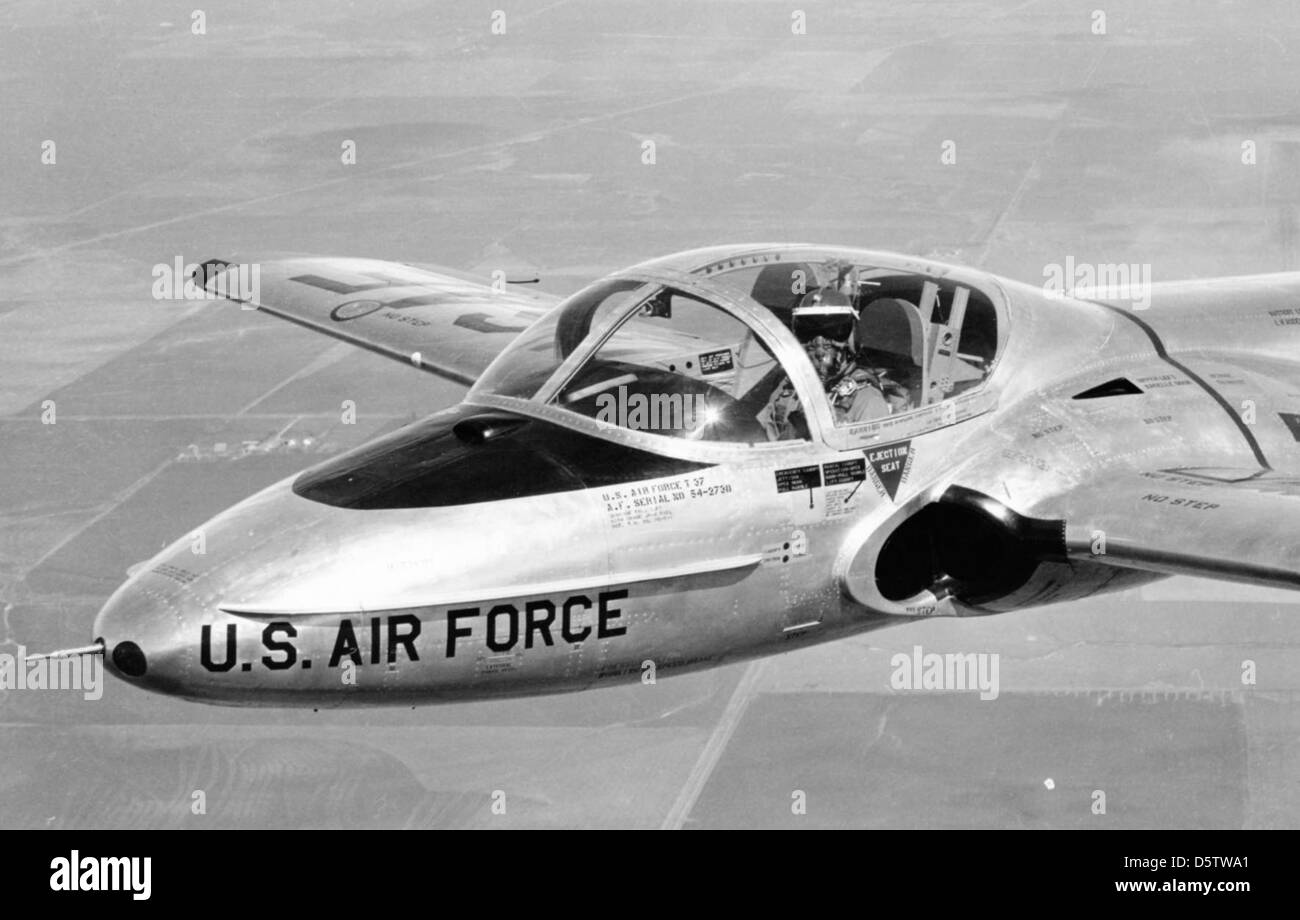 The Cessna T-37A-CE Tweet is a light jet trainer aircraft used by the U ...