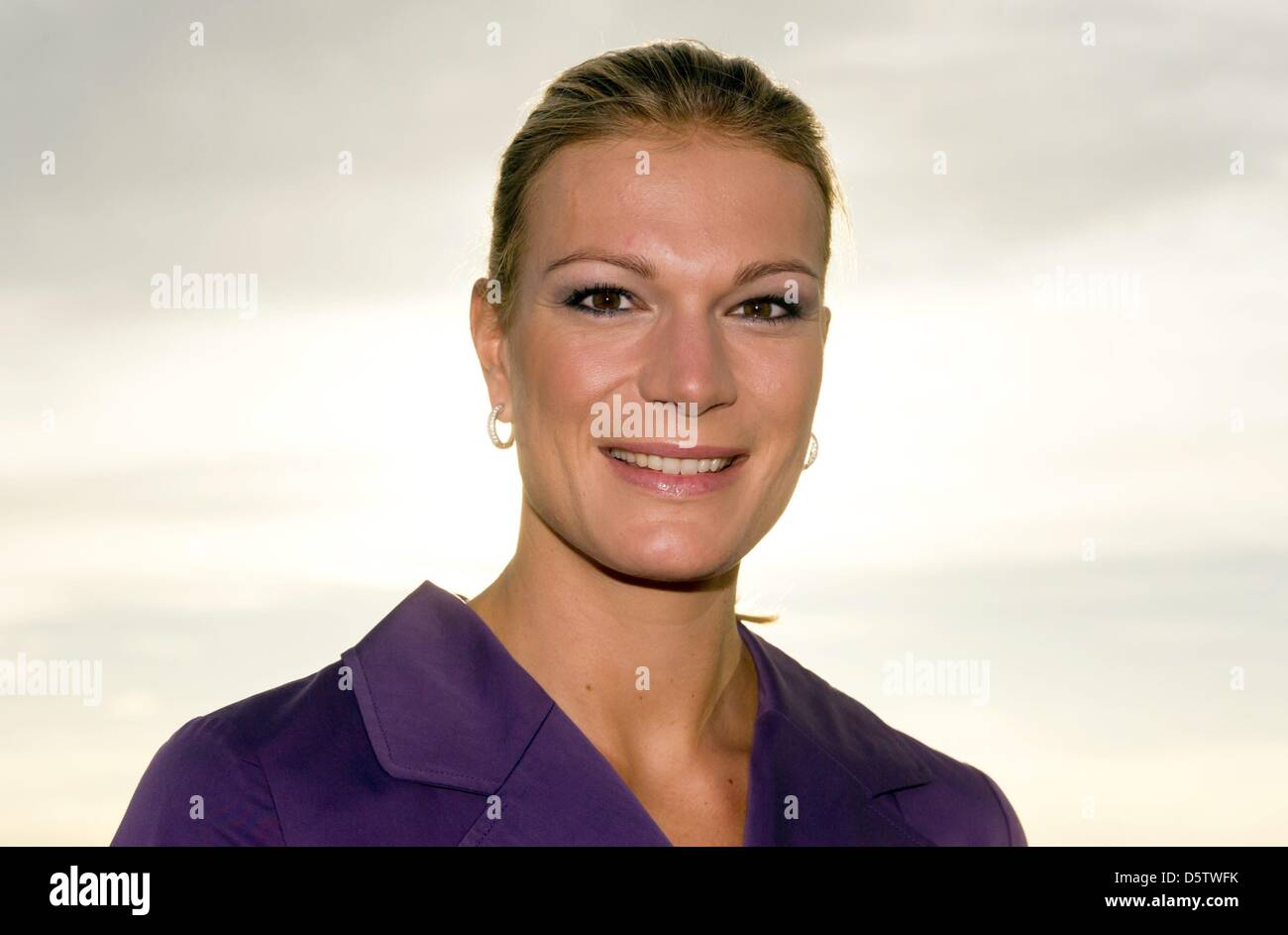 German alpine ski racer Maria Hoefl-Riesch is pictured after the ...