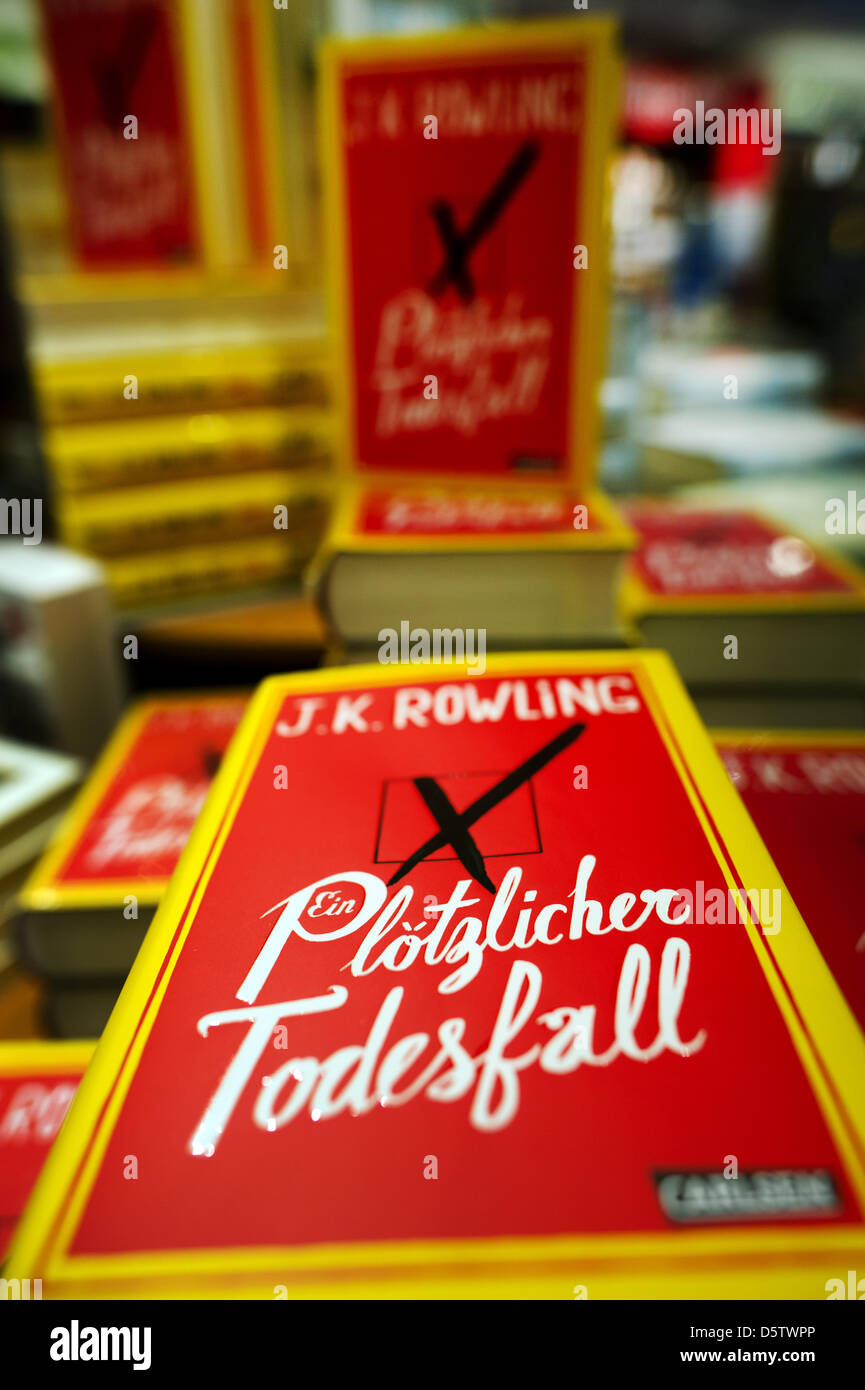 'Ein plötzlicher Todesfall', the German translation of Joanne K. Rowling's new novel 'The Casual ...