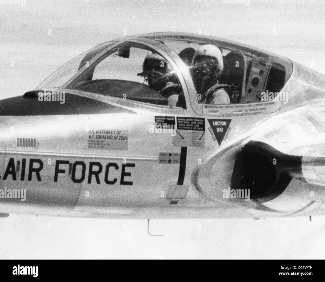 The Cessna T-37A-CE Tweet is a twin-engine jet trainer aircraft used by ...