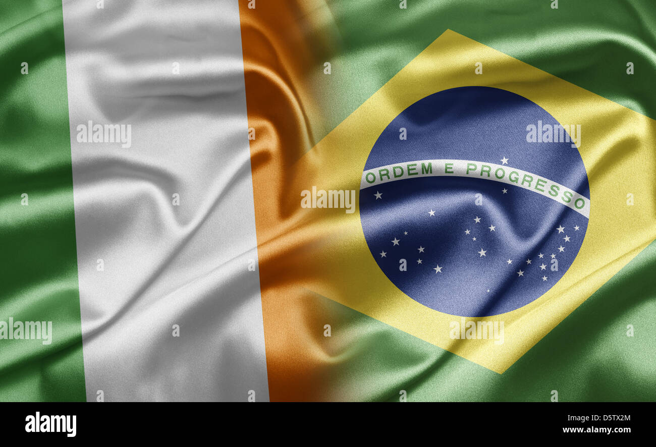 Ireland brazil flag hi-res stock photography and images - Alamy