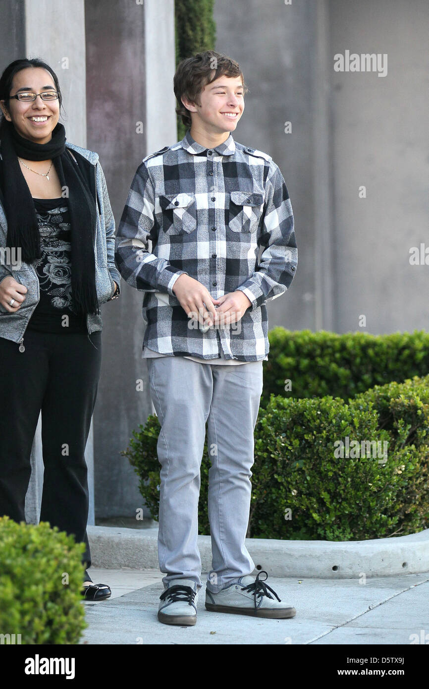 Cisco Adler's younger brother Jake Adler out and about on Robertson ...