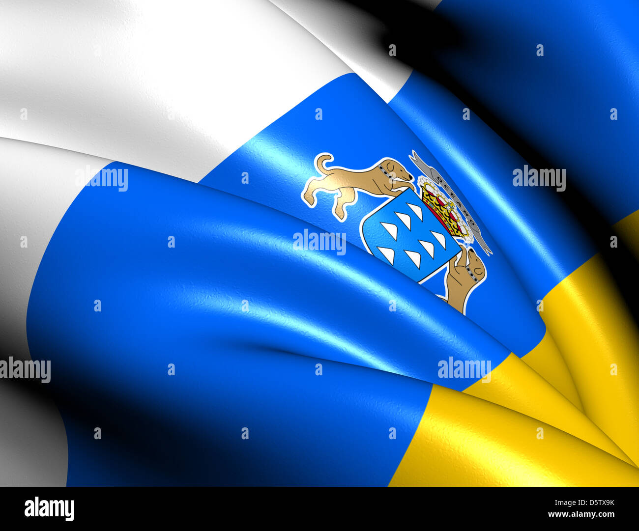 National flag canary islands hi-res stock photography and images - Alamy