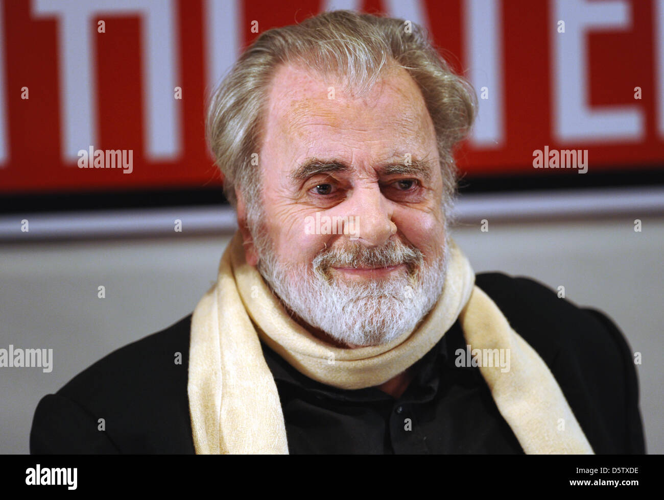 Actor Maximilian Schell gives a press conference on the theatre play ...