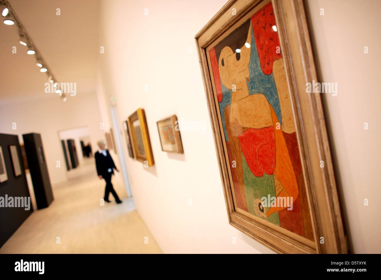 The work 'Omphalo-centrischer Vortrag' by Paul Klee from 1939 is ...