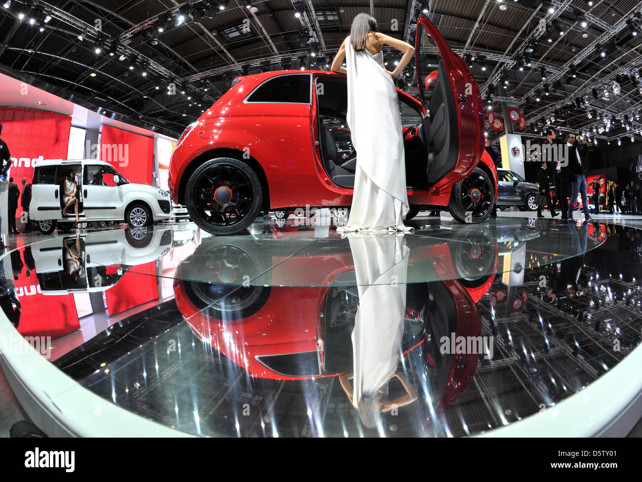 The Fiat 500 Street is presented at the Paris Motor Show (Mondial de l ...