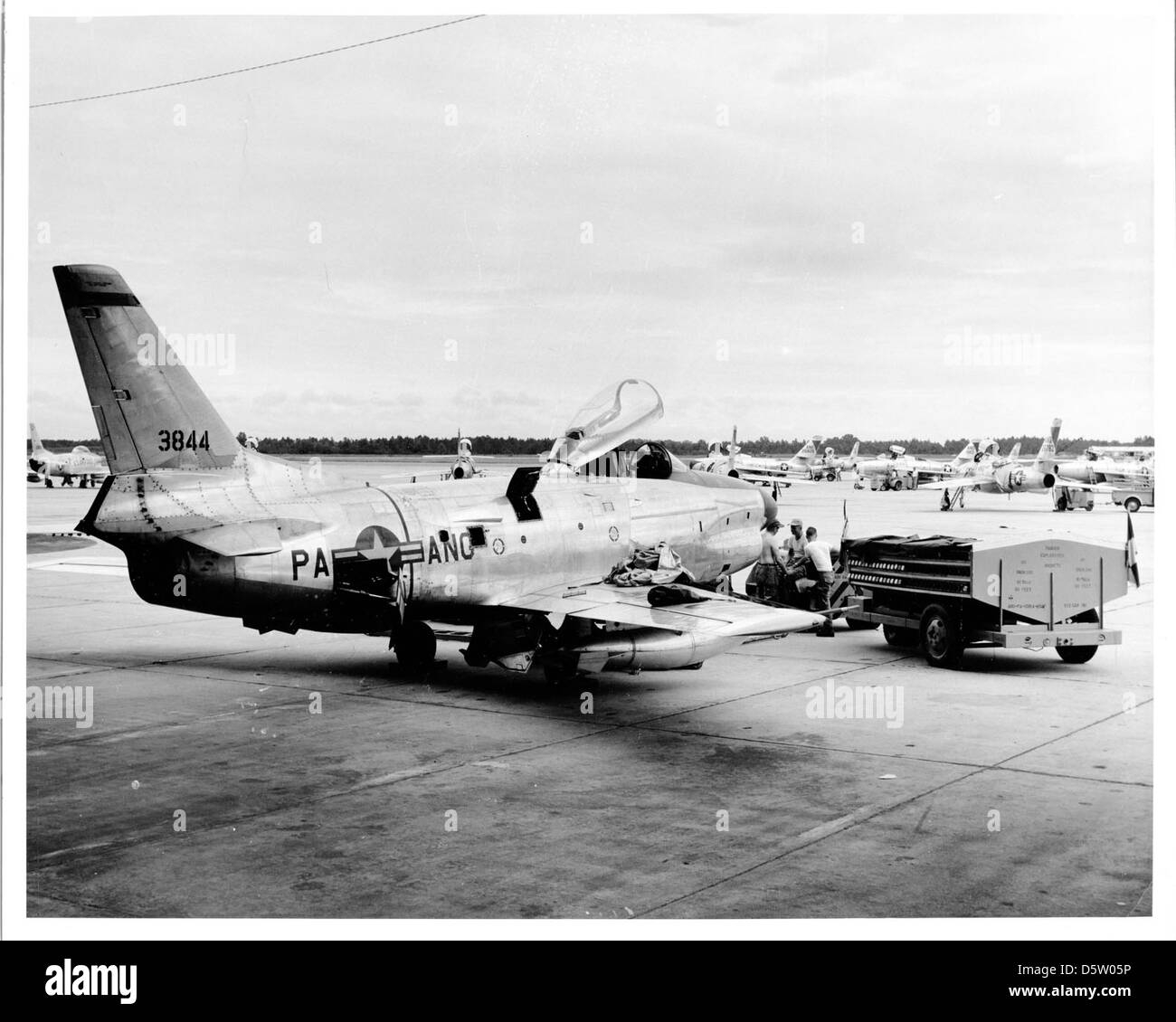 The North American F-86L Sabre Dog of the 146th Fighter Interceptor ...