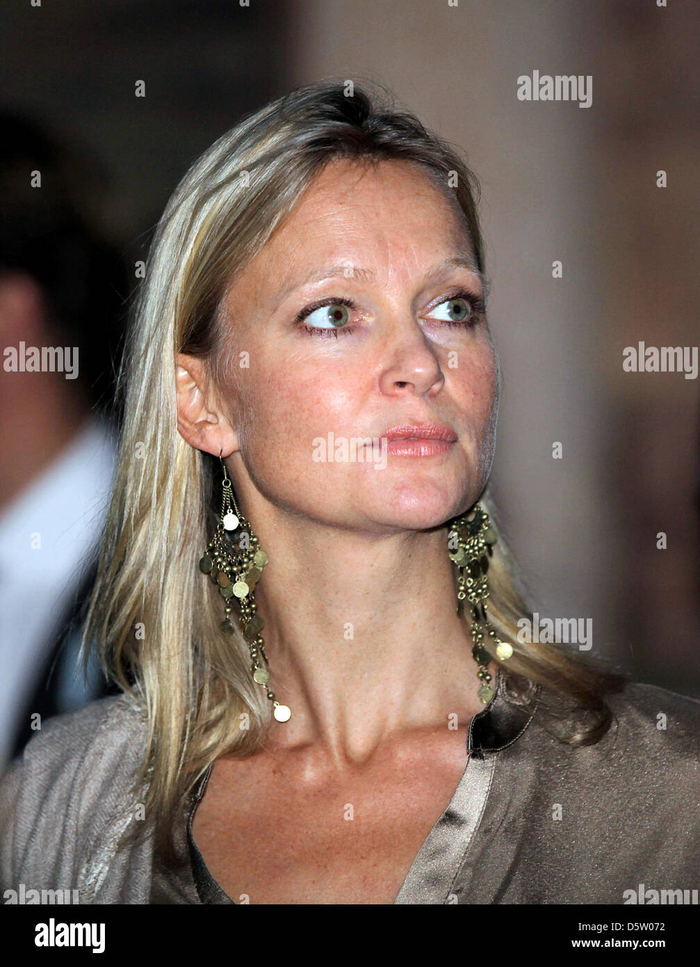 Princess Maria-Carolina of Bourbon-Parma before the christening of ...