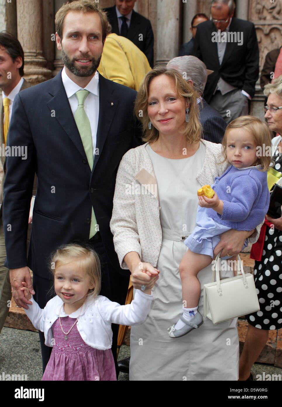 Tjalling ten Cate and Princess Margarita of Bourbon-Parma and their ...