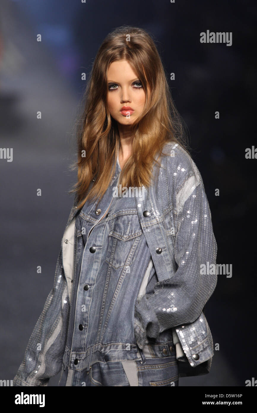 A model presenting a creation by Jean Paul Gaultier during 'Paris ...