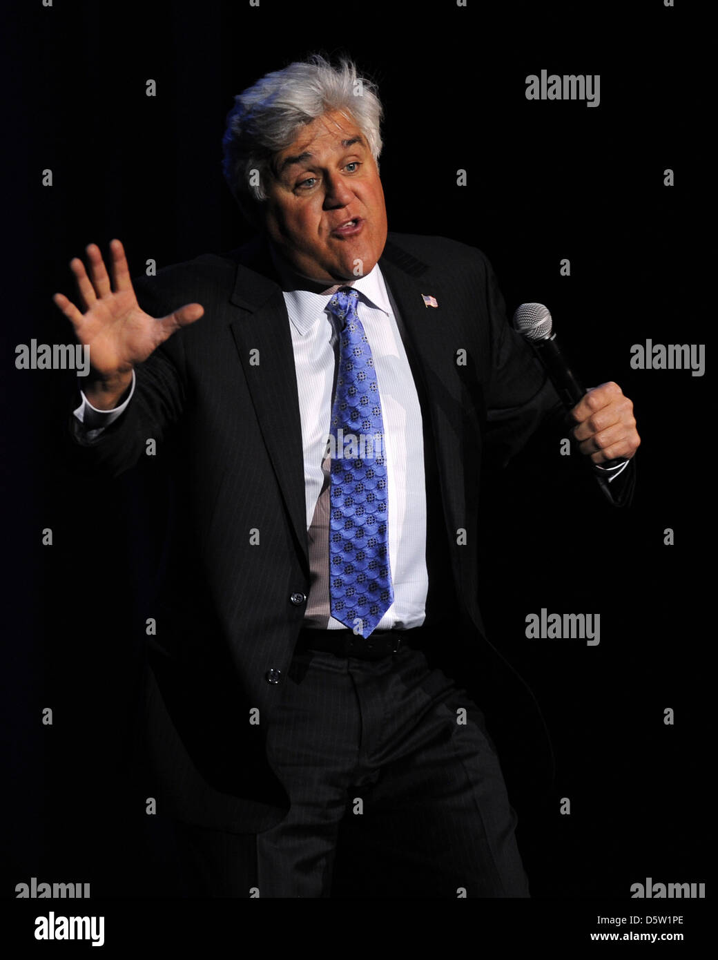 Jay Leno performs at the Seminole Hard Rock Hotel and Casino Hollywood ...