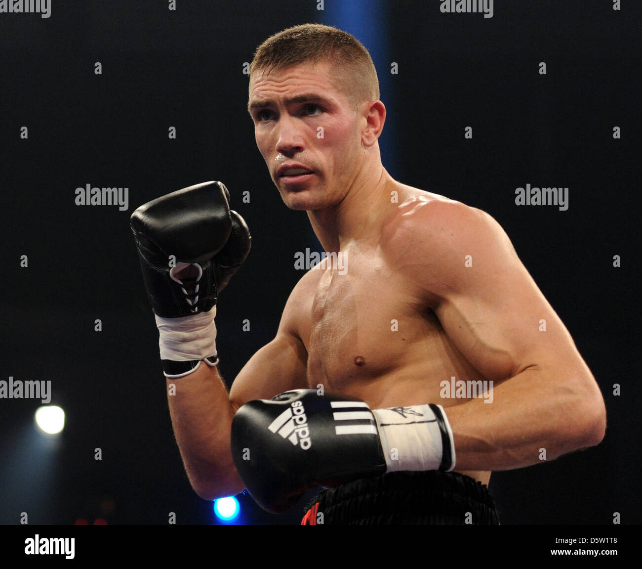 British challenger Mark Thompson is pictured before a fight against ...