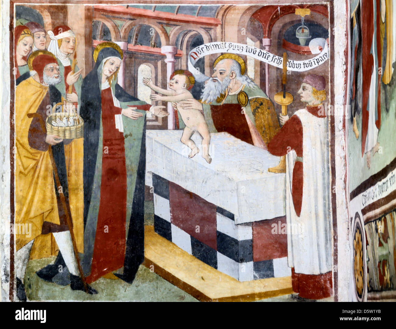 Baby Jesus Presented to the Temple (1492-1530) by Giovanni Canavesio ...