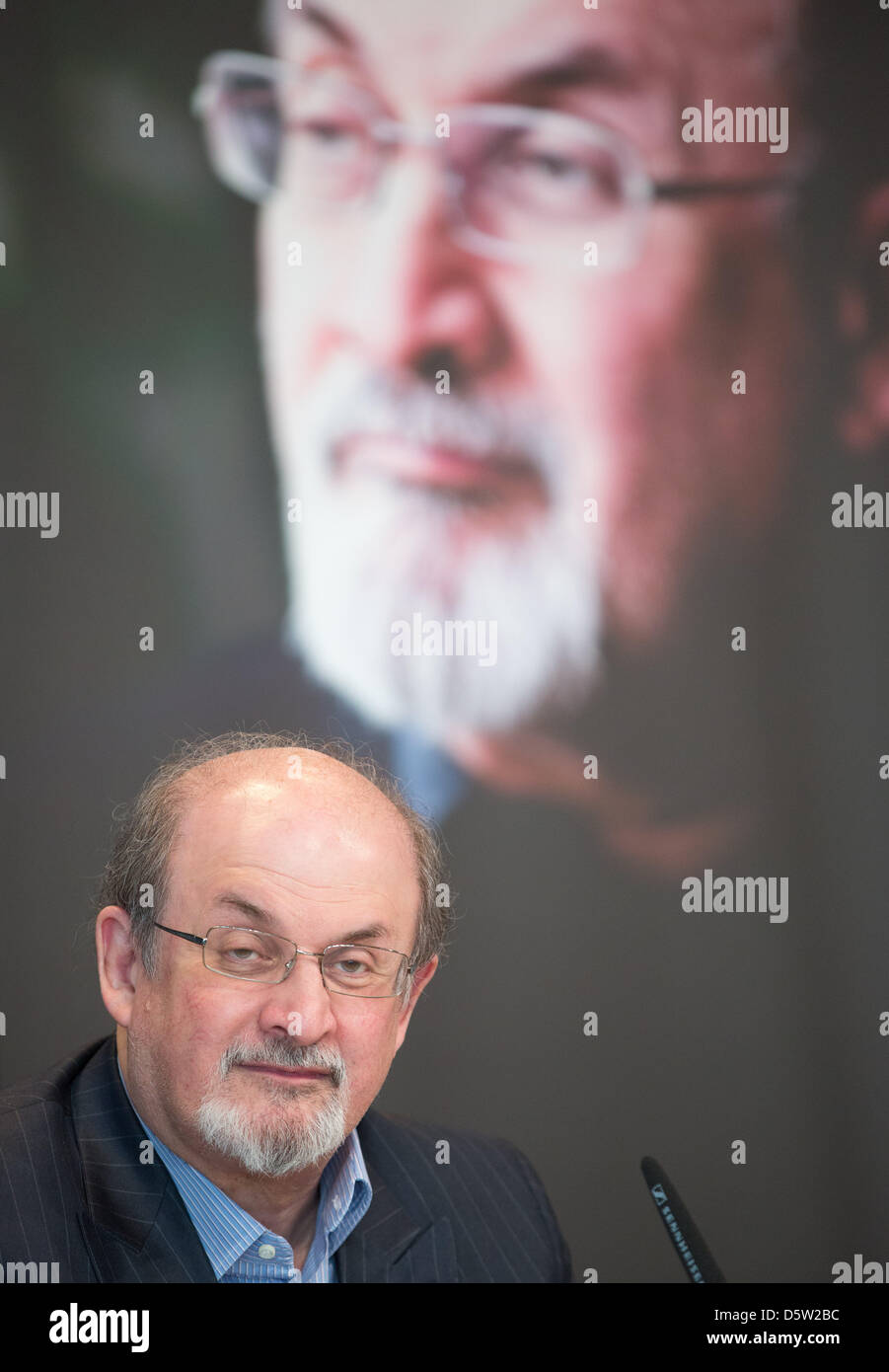 The Indian-British writer Salman Rushdie presents his autobiography ...