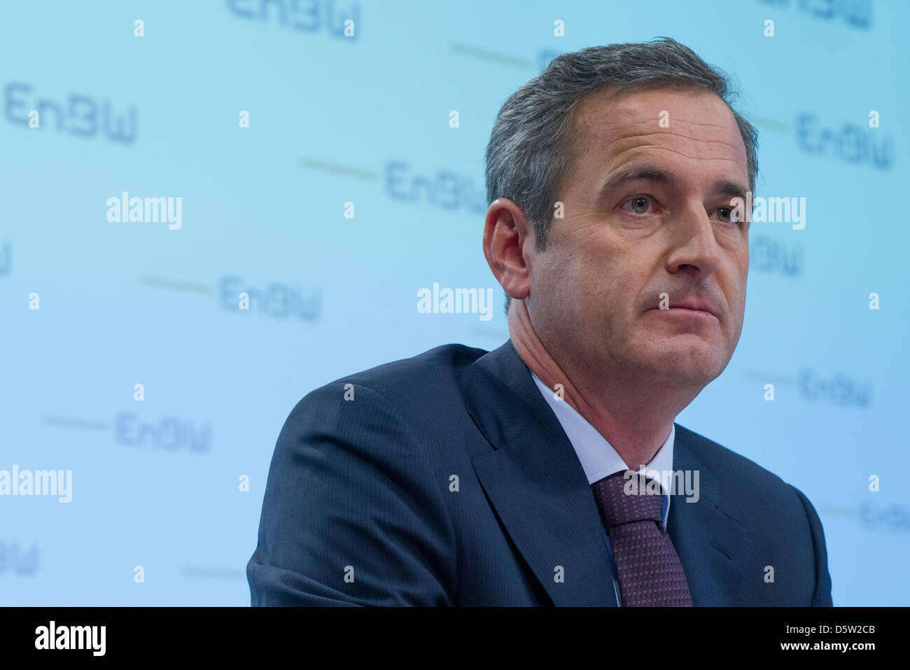 The new EnBW CEO Frank Mastiaux attends a press conference in Karlsruhe ...