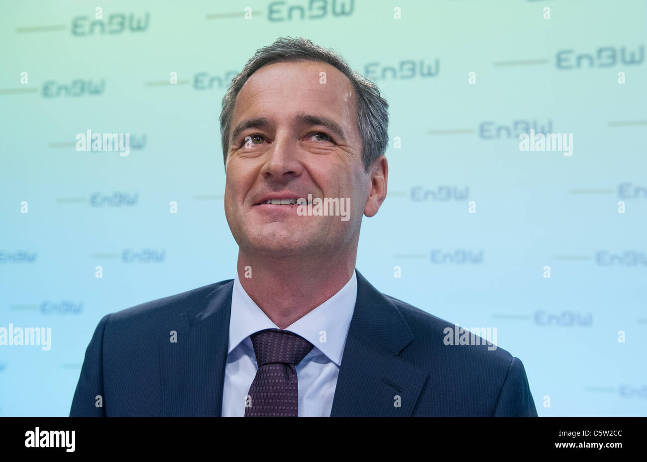 The new EnBW CEO Frank Mastiaux attends a press conference in Karlsruhe ...