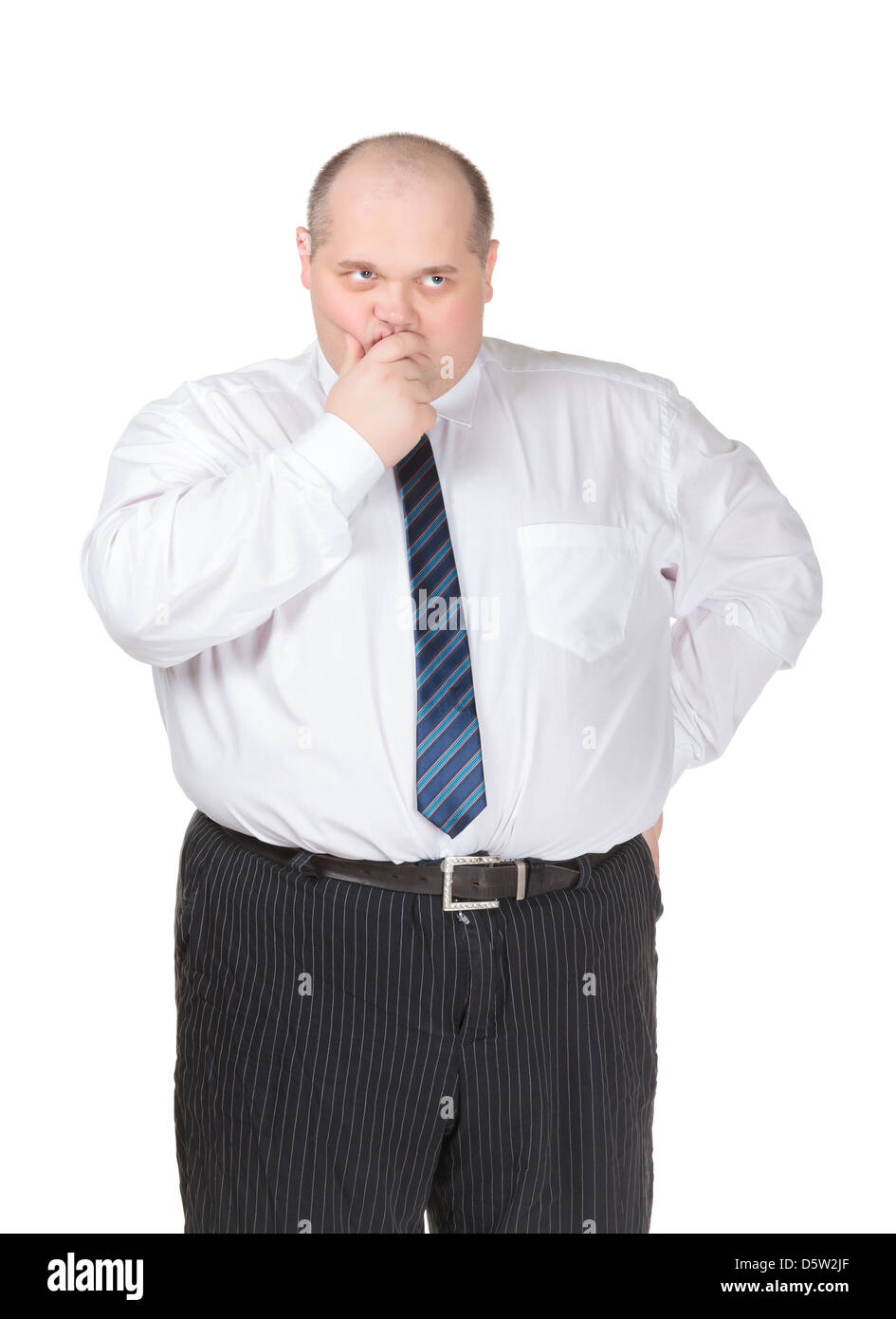 Businessman man fat belly hi-res stock photography and images - Alamy