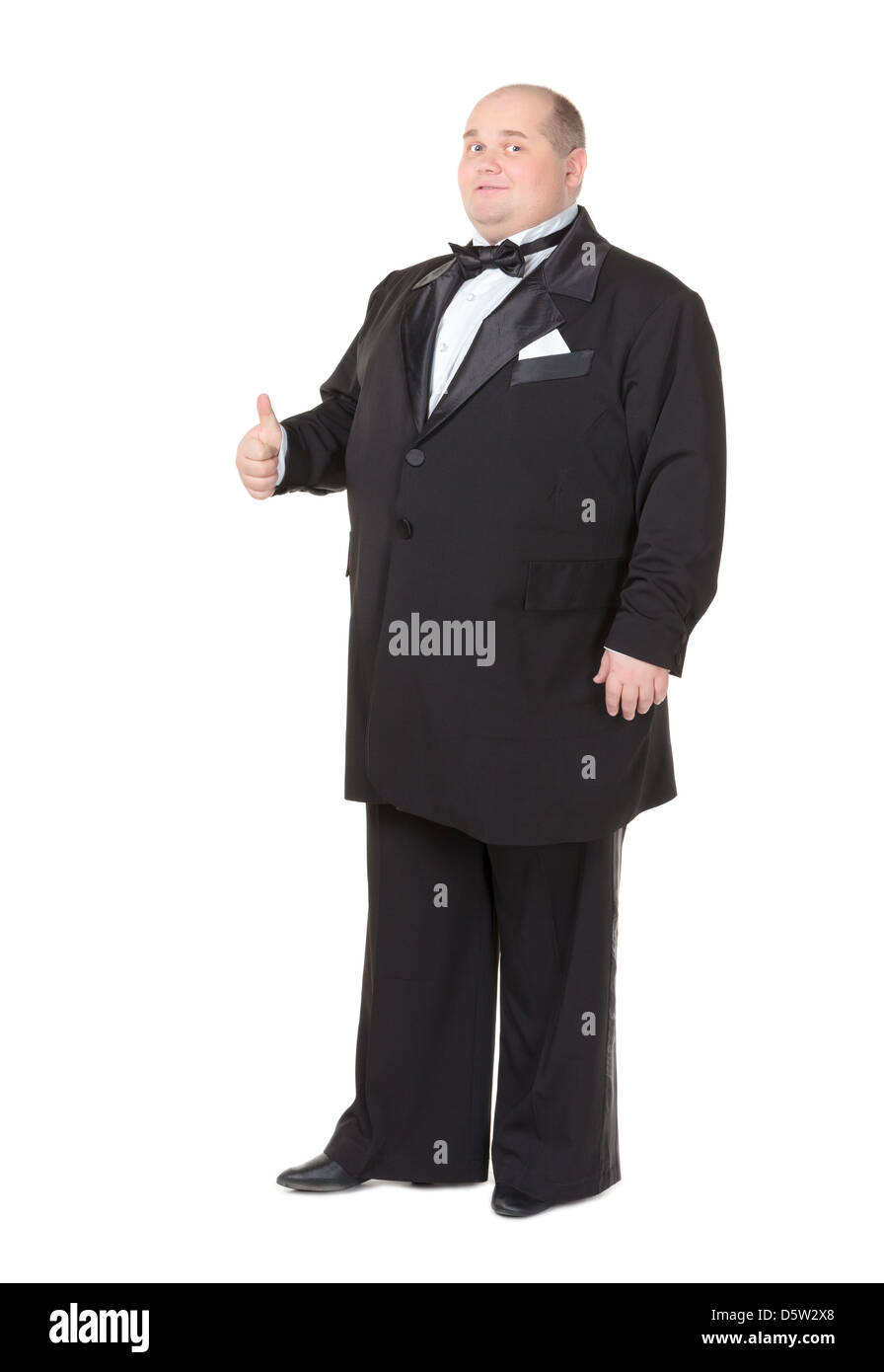 Man shows finger up Cut Out Stock Images & Pictures - Alamy