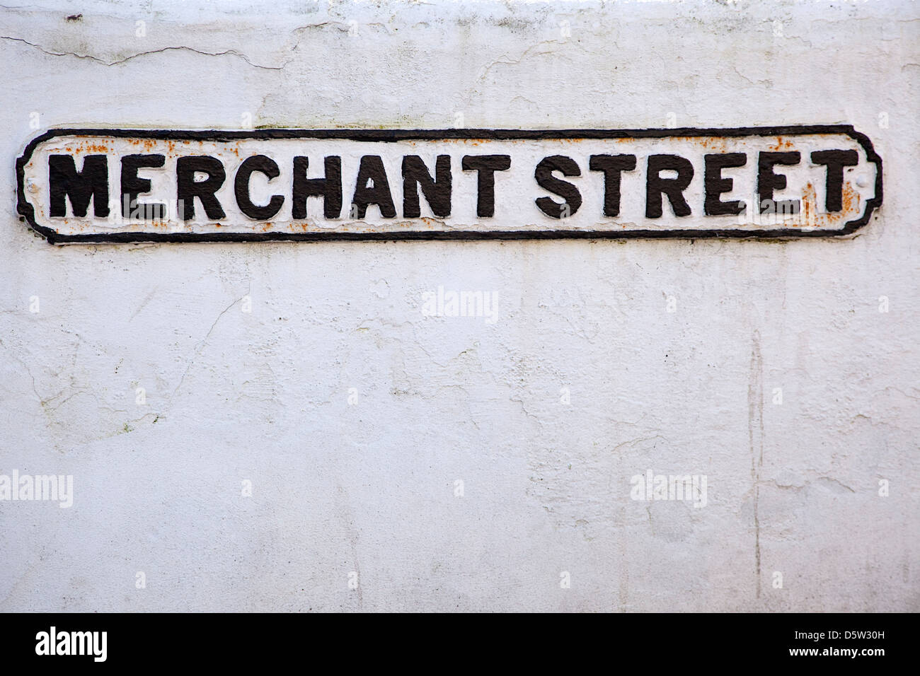 England, West Sussex, Bognor Regis, Old cast iron road sign for ...