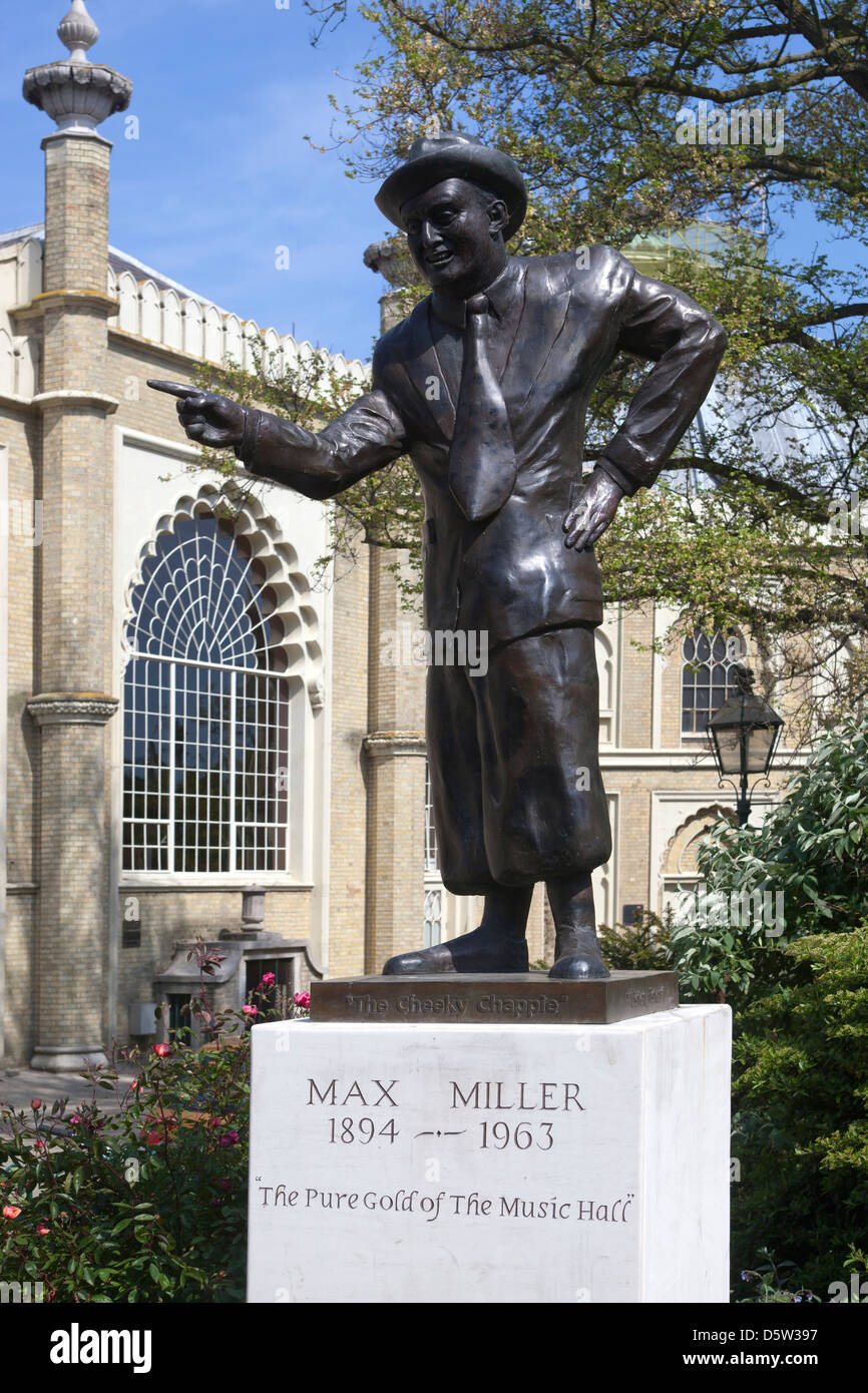 Statue of Max Miller 'The Cheeky Chappie' Brighton Stock Photo - Alamy