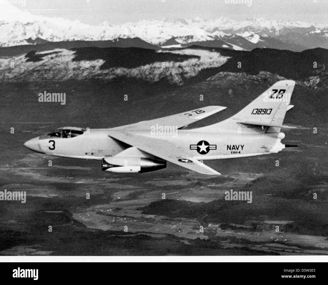 Douglas A3D-2 "Skywarrior" of VAH-4 Squadron Stock Photo - Alamy