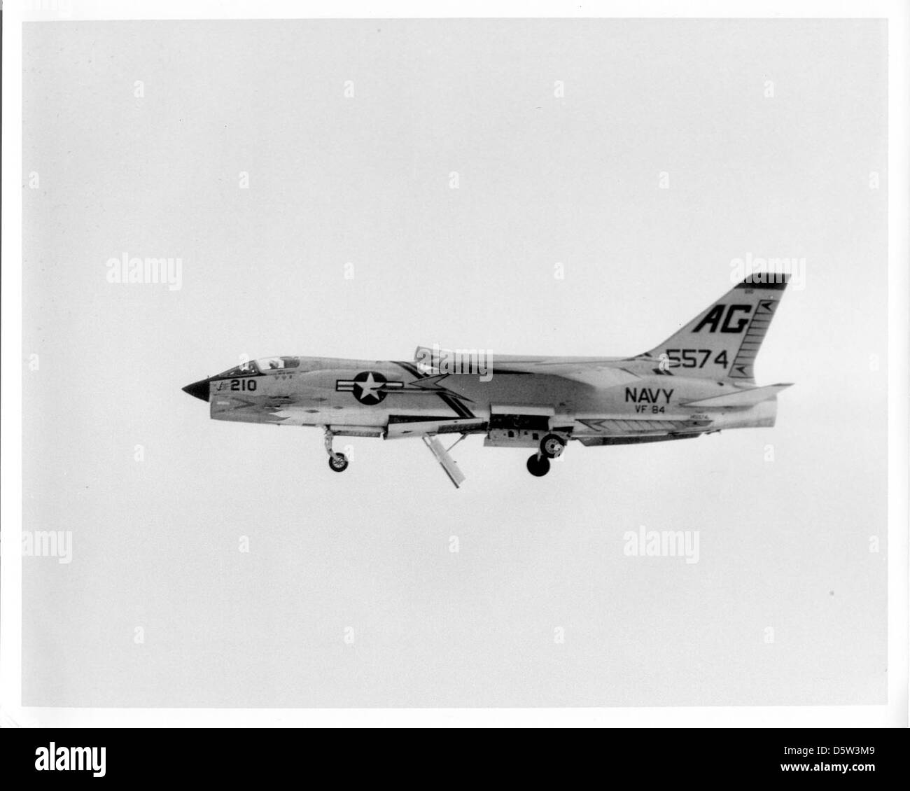 The Vought F8U-2 'Crusader', flown by VF-84 'Jolly Rogers' Squadron ...