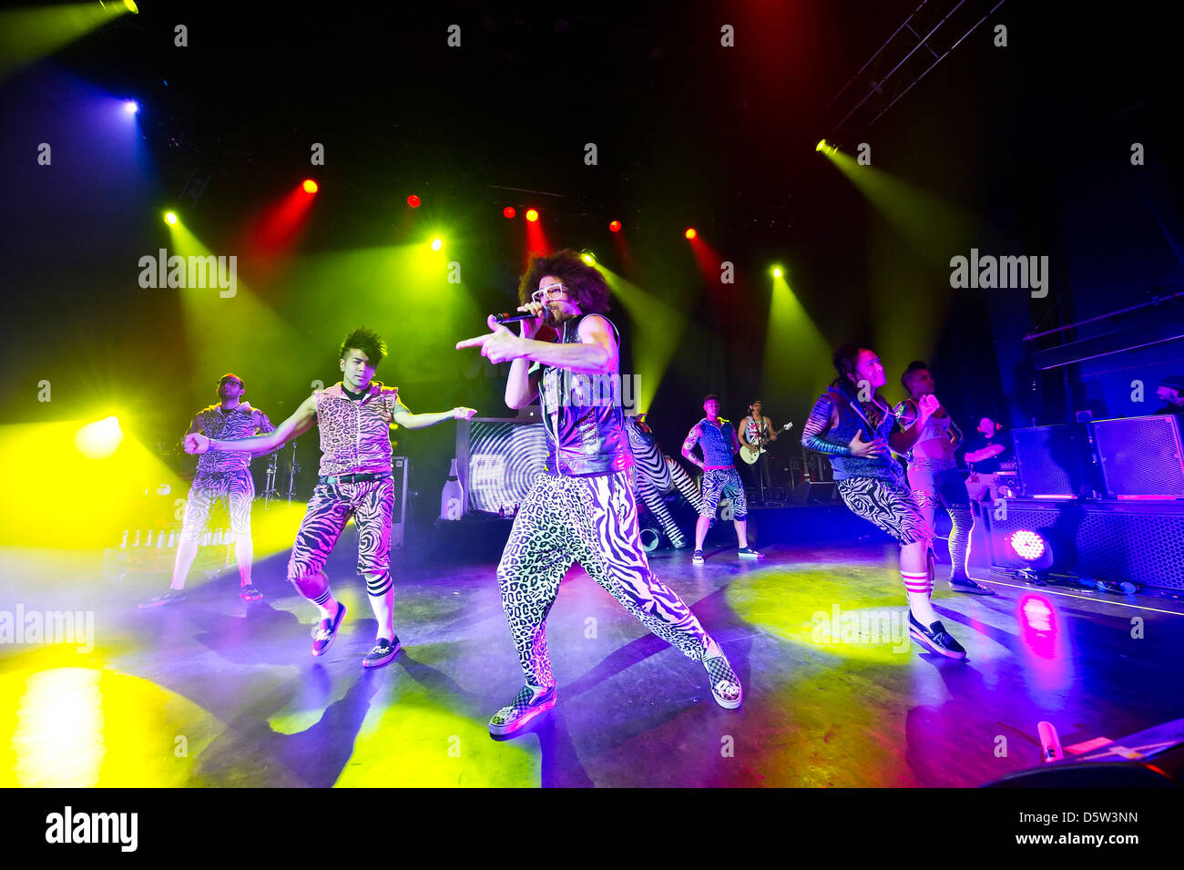 Redfoo of LMFAO performing live at Shepherd's Bush Empire London ...