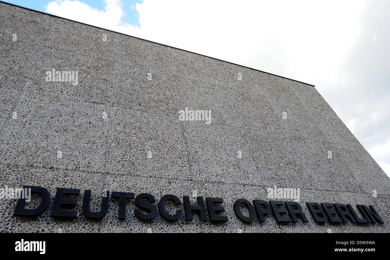 Exterior view of the Deutsche Oper in Berlin, Germany, 13 September ...