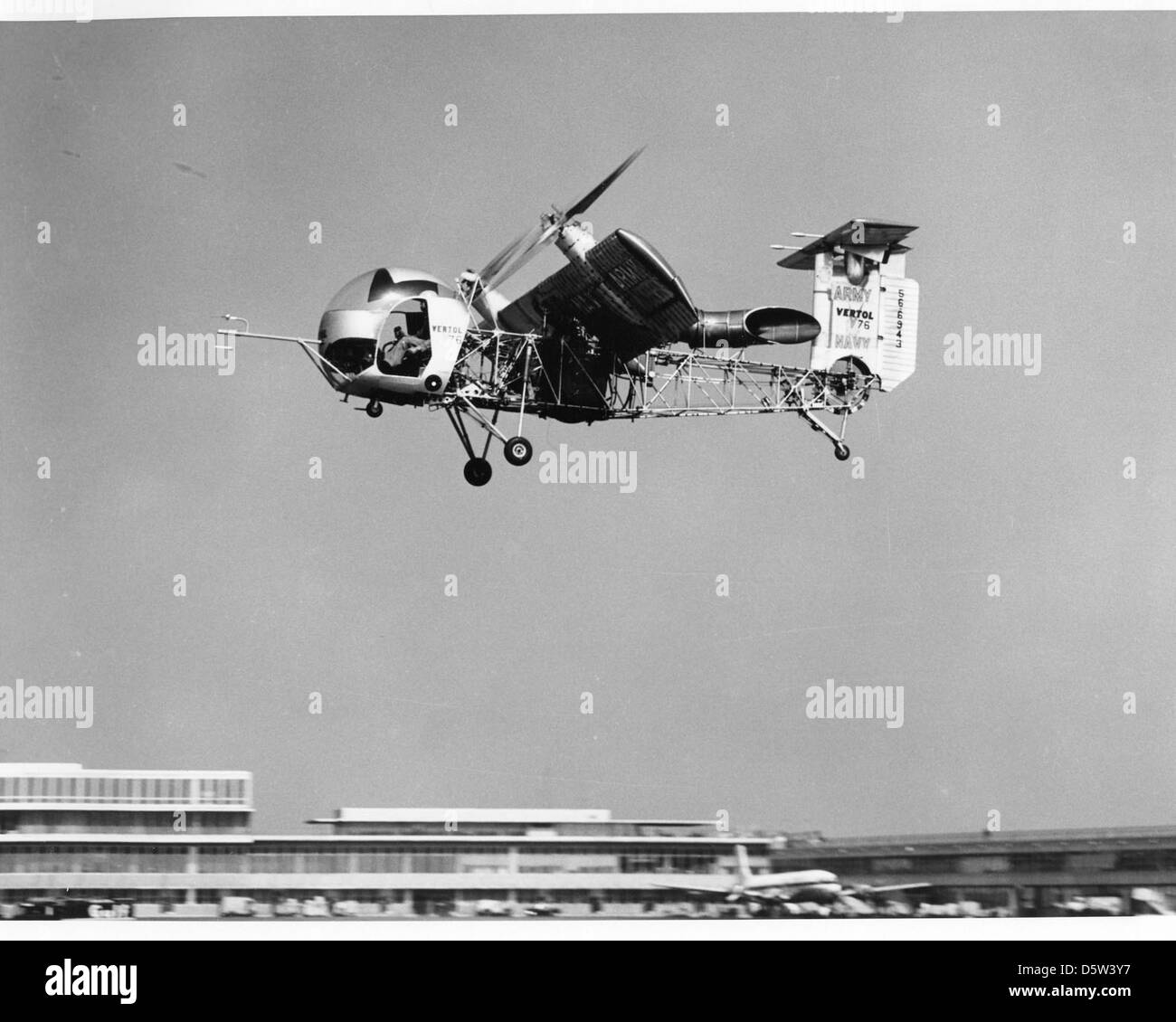 The Vertol Model 76 was a prototype tiltrotor aircraft, developed by ...