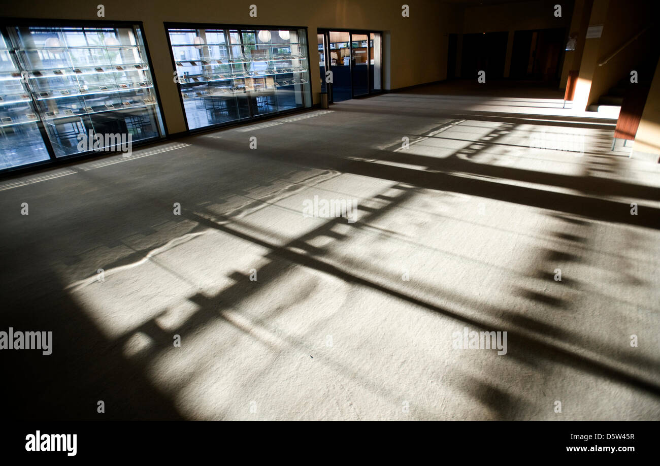 View of the foyer of Deutsche Oper Berlin (German Opera House) in ...